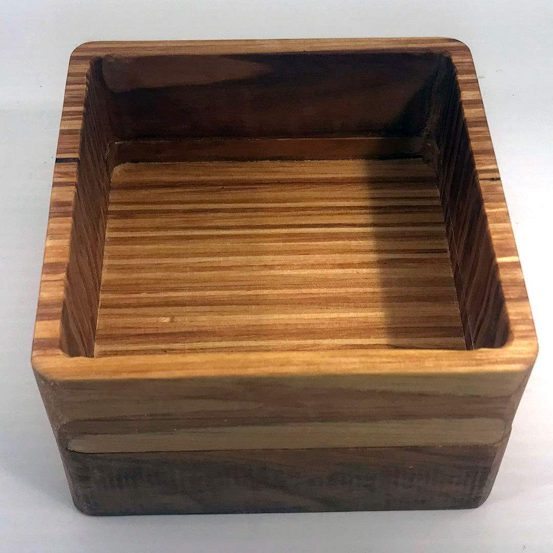 Laminated Birch Four Coaster Holder – Designs by David G